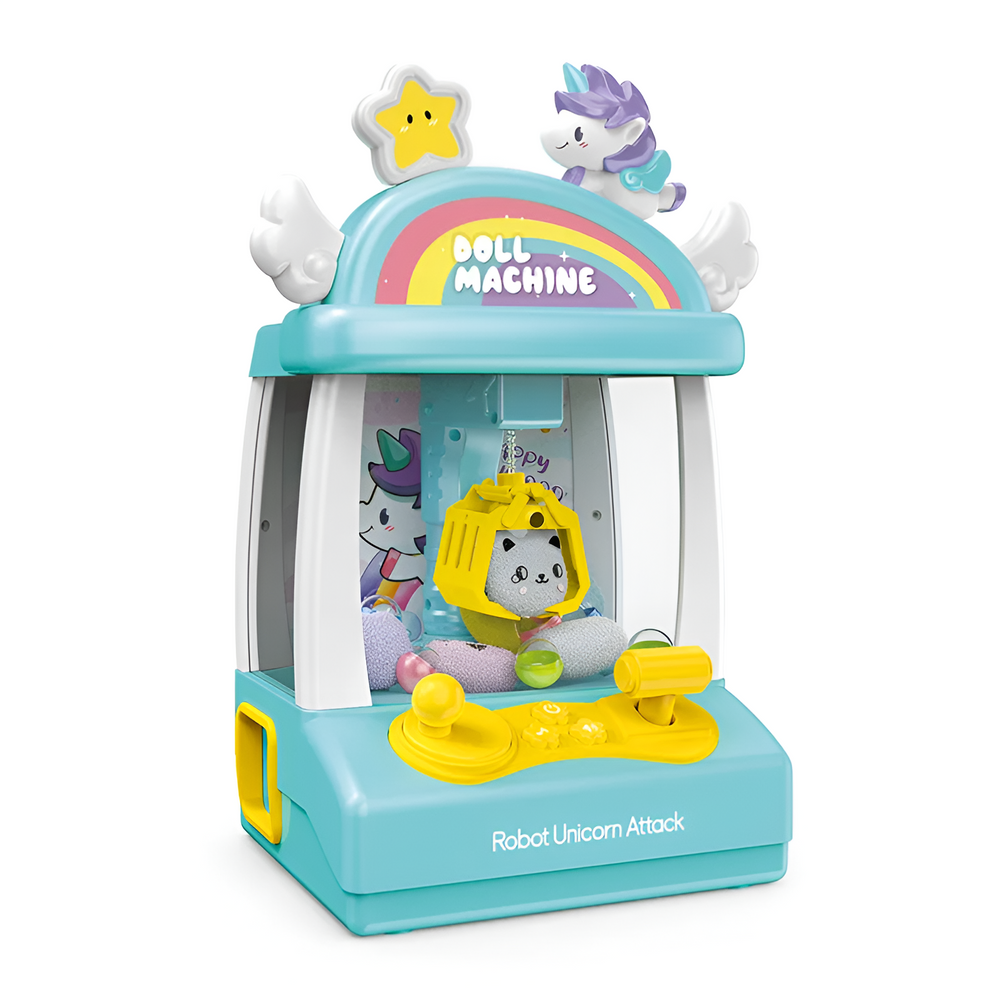 Unicorn Mini Claw Machine – Kids Toy Crane Game Gift – playzone.pk